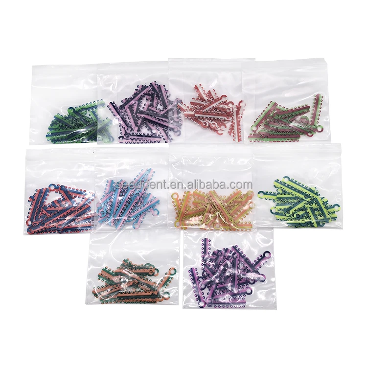 Dental Orthodontic Double Colors Ligature Tie 20pcs/bag / Dental ...