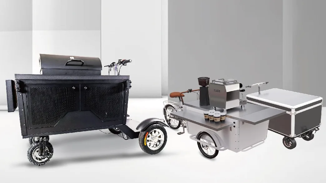 Eqt Gas Support Bbq Bike Food Cart Mobile Bbq Tricycle For Outdoor ...