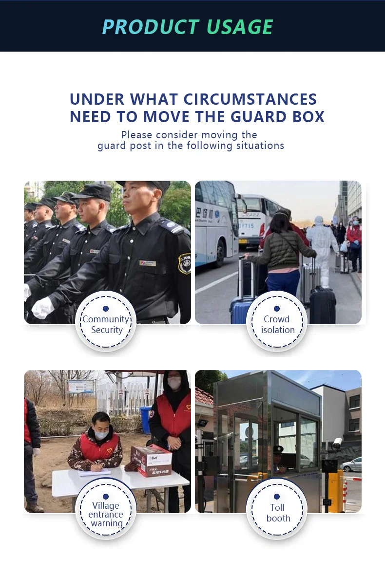 Cbox Modern Prefabricated Outdoor Portable Sentry Post Mobile Steel ...