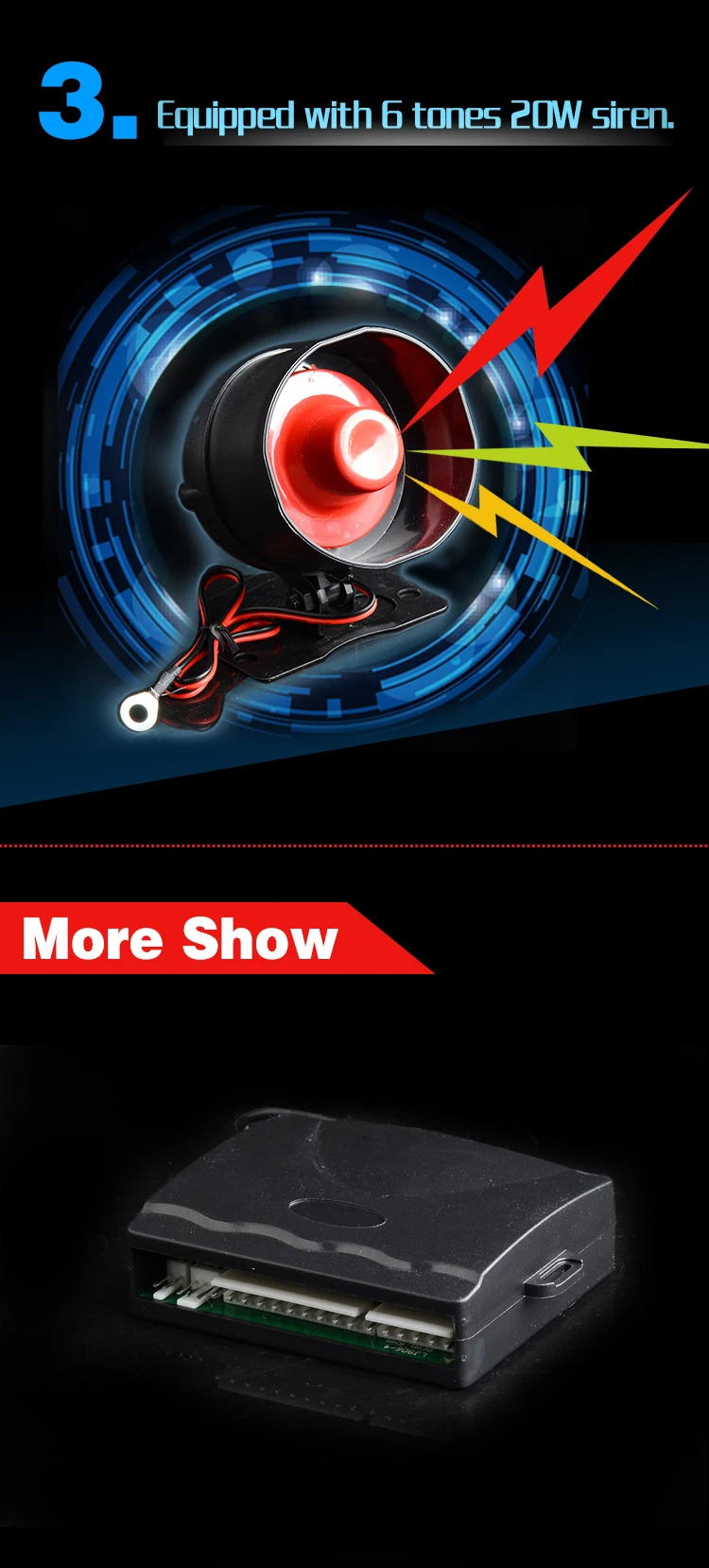 Universal Remote Control Car Alarm - Anti-Hijacking System