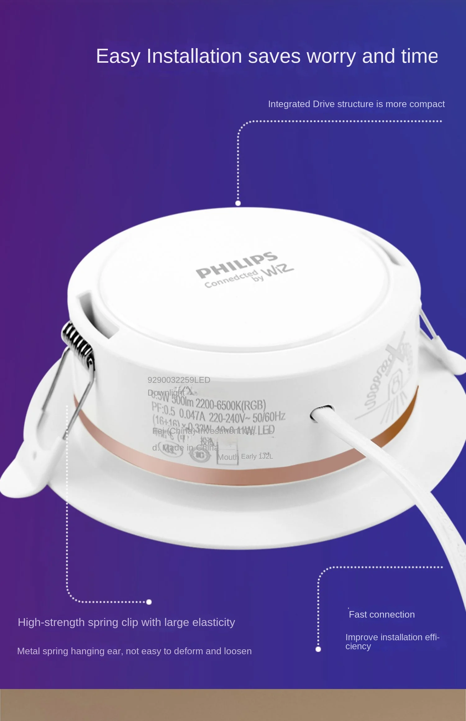 Philips Intelligent LED Downlight - Perfect for Home