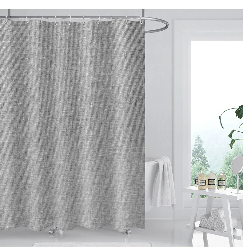 High Quality 235gsm Lightproof Waterproof Linen Polyester Fabric Pure ...