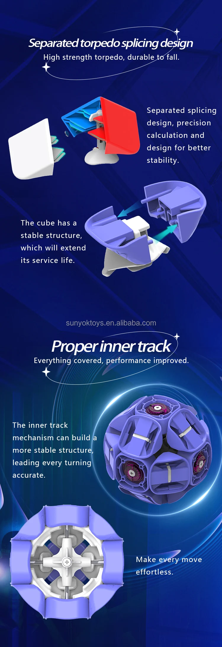 Diansheng Googol 9CM Magnetic 2x2 Speed Cube - Fun & Challenge