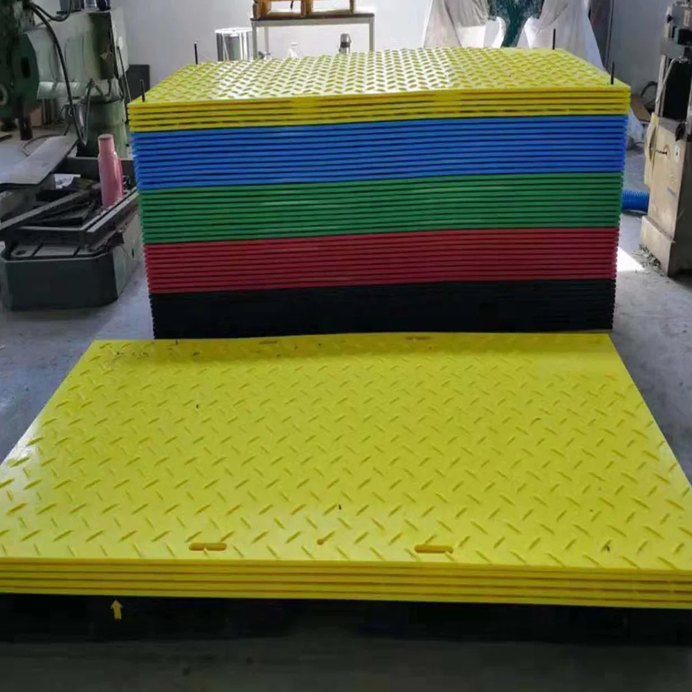 Uhmwpe Temporary Heavy Duty Construction Track Road Mat Hdpe Ground Protection Mat 4x8 Plastic ...