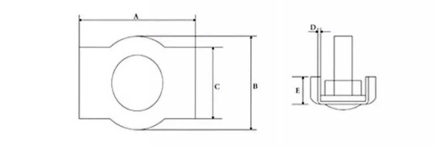 Hot Sale Duplex Wire Rope Clips M2-m10 Cross-sectional Clamp For Wire ...