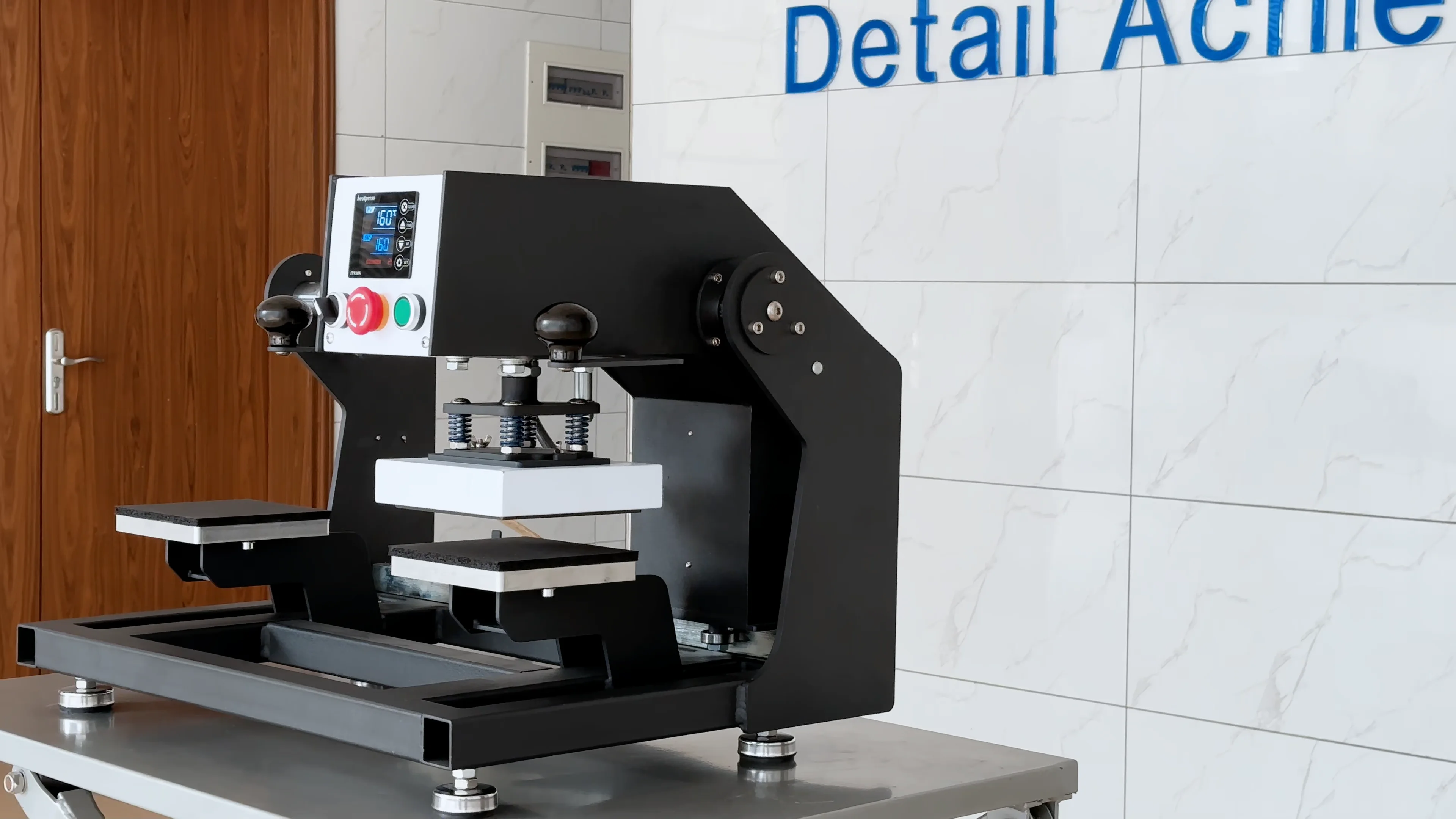 High Efficiency 15*15 Pneumatic Automatic Double Bed Heat Press Machine ...