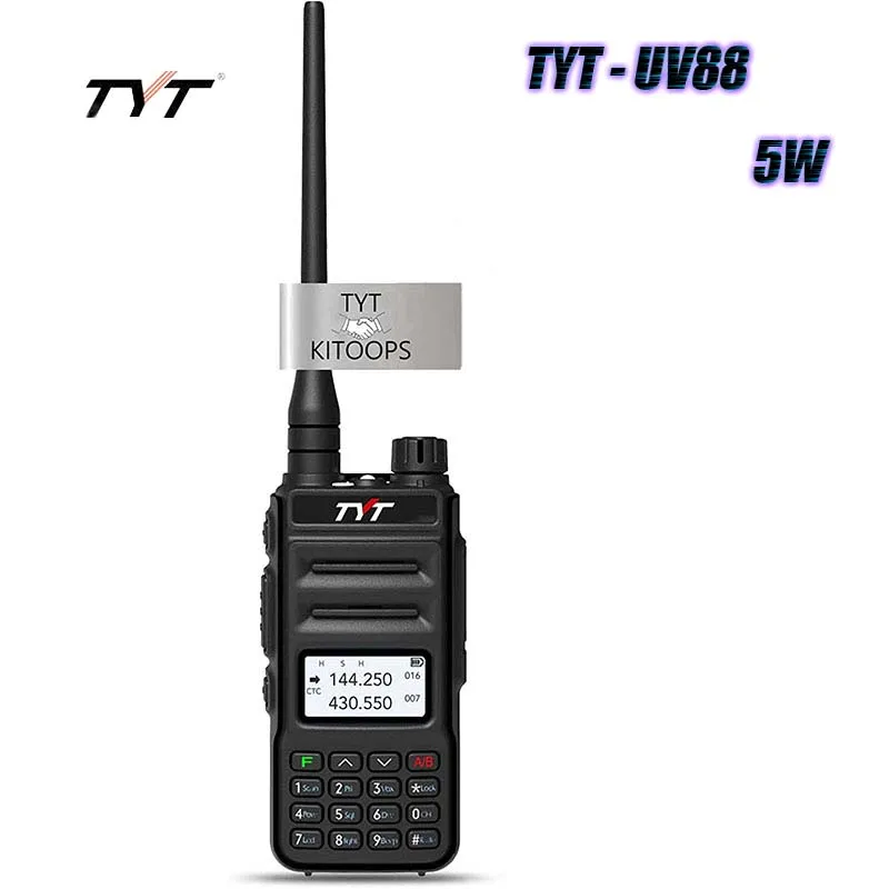 Tyt Th-uv88 Ham Radio Handheld Two Way Radio Analog Amateur Dual Band Vhf Uhf Walkie Talkies For ...
