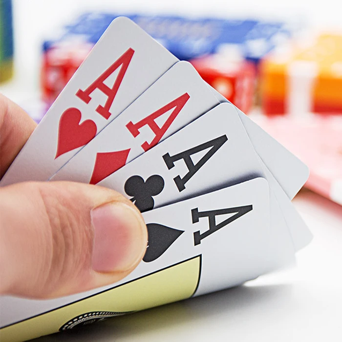 100% Plastic Playing Cards with Customize Service Poker Size Superior ...