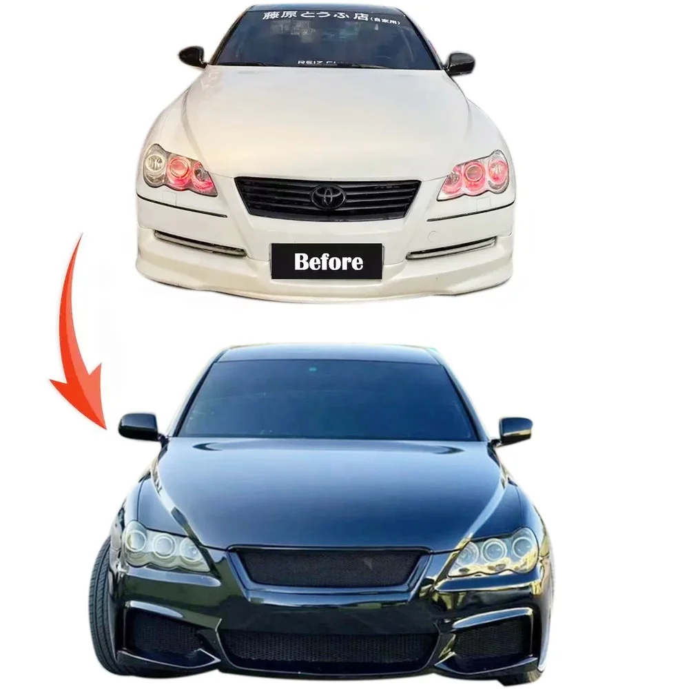 Car Front Bumper For 2005-2009 Toyota Mark X Reiz Upgrade M Style Mark ...
