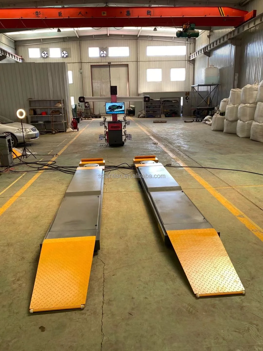 4 Wheel Aligner/ Wheel Alignment Turntable Plate/ Calibration Bar For ...