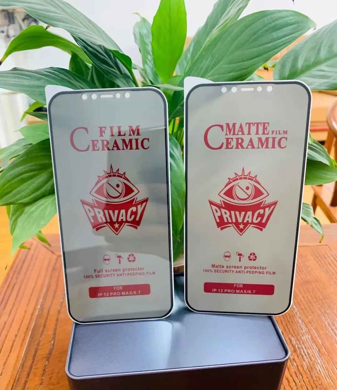 Micas De Celular Ceramic Privacy Screen Protector for Iphone 15 Plus