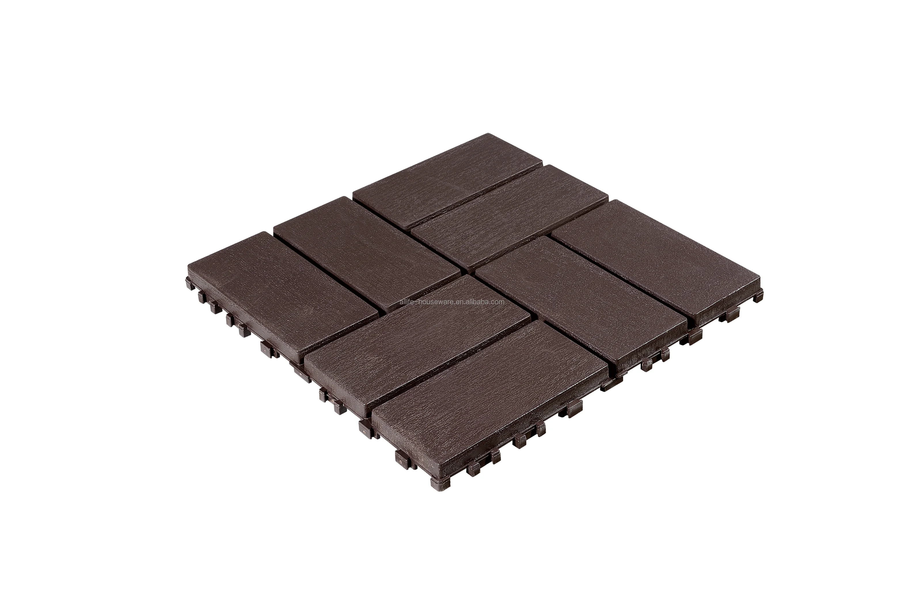 Garden Interlocking Paving Tiles Outdoor WPC Floor Interlocking Stone ...