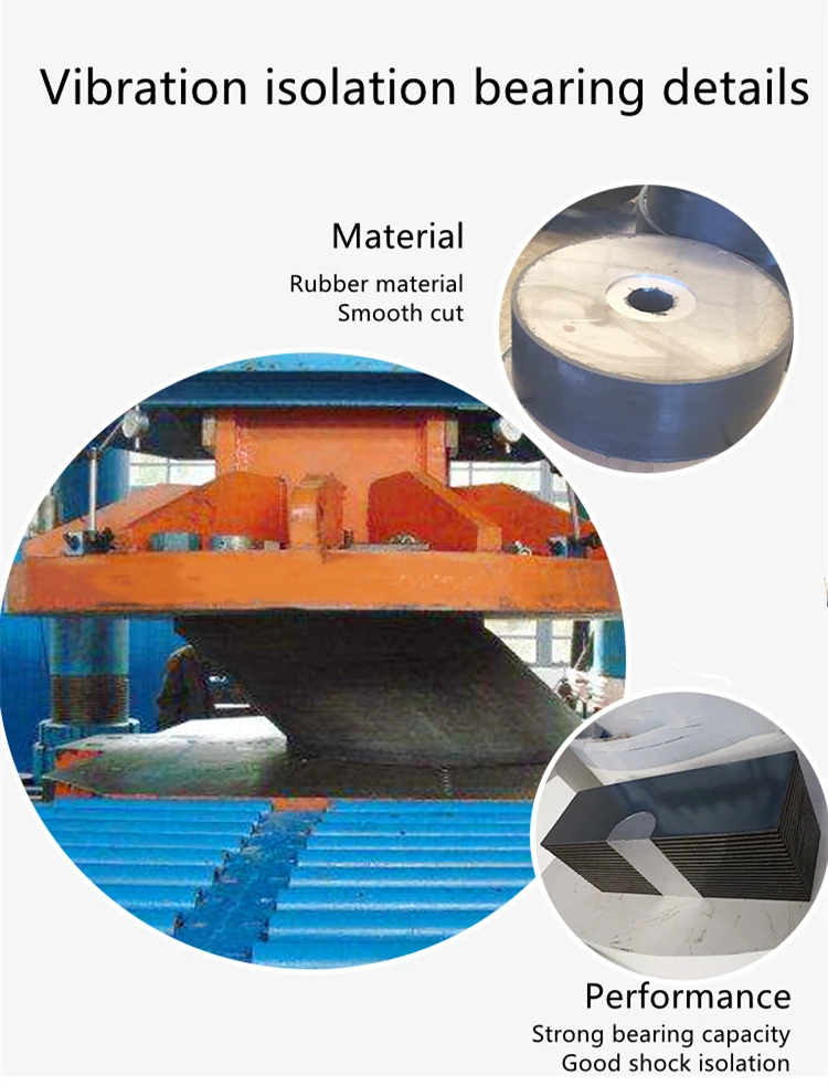 High Damping Seismic Isolation Rubber Bearings - Made in China