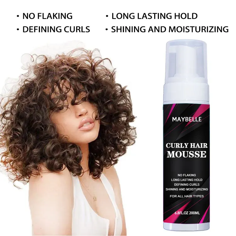 Custom Label Curly Hair Mousse For Wigs Nourishing Curl, 44% OFF