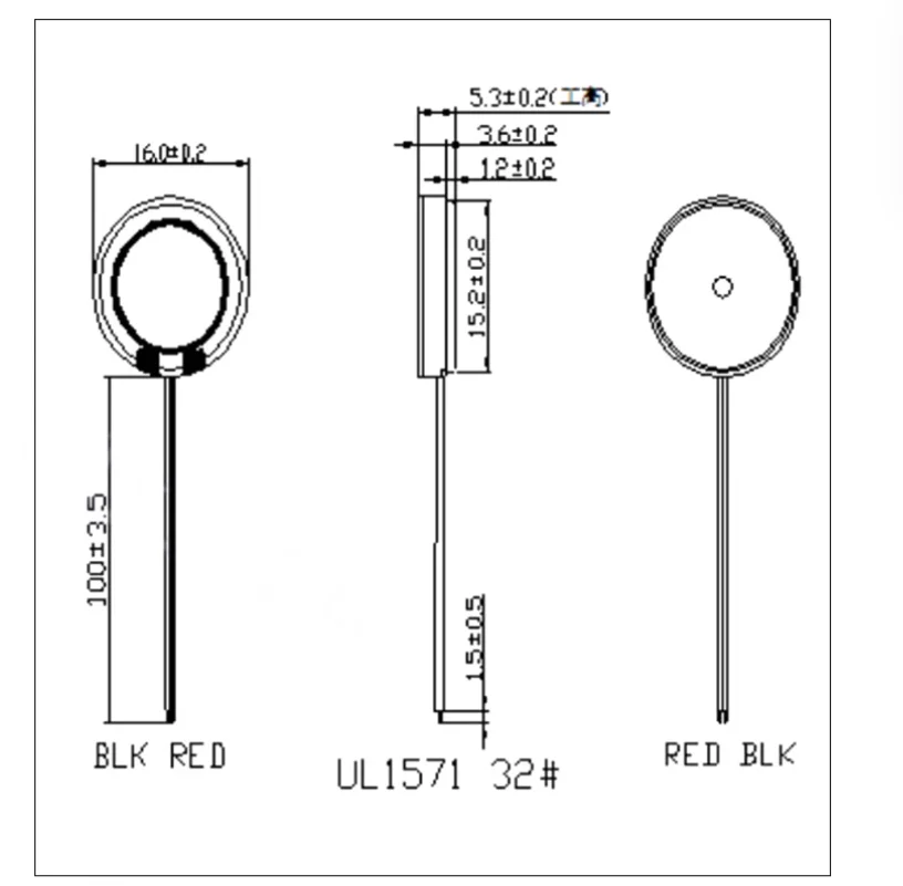 13/16MM Lollipop Vibration Bone Conduction Horn with Wire Massager ...
