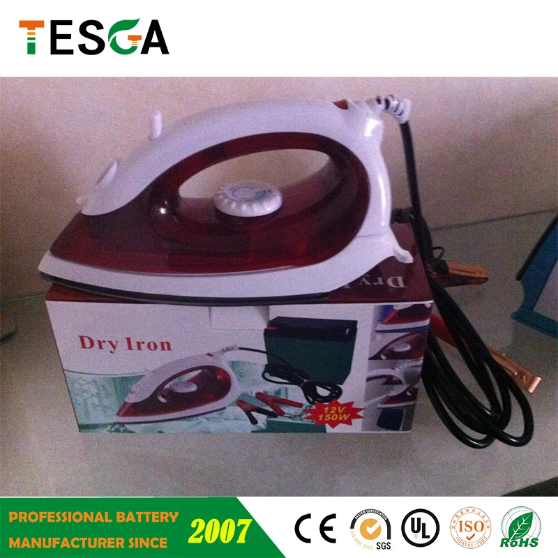 Dry Function Dc 12v 80w/100w Mini Solar Electric Iron - Buy 12v Dc ...