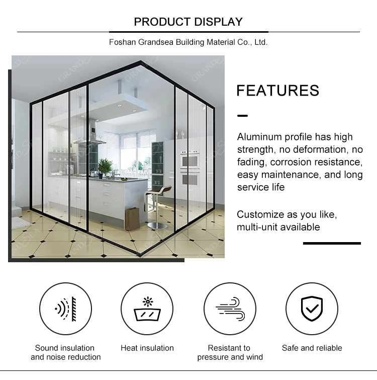 Hurricane Proof Frameless Glass Sliding Doors - Durable & Stylish