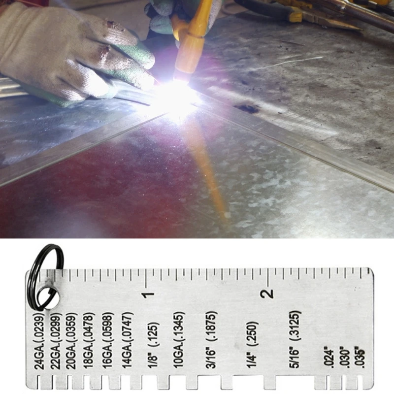 Stainless Steel Weld Inspection Ruler Caliper - Accurate Thickness ...