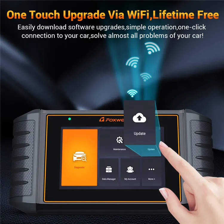 Foxwell Nt716 Obd2 Scanner Code Reader Full Obd2 4 System Epb Tps Sas ...