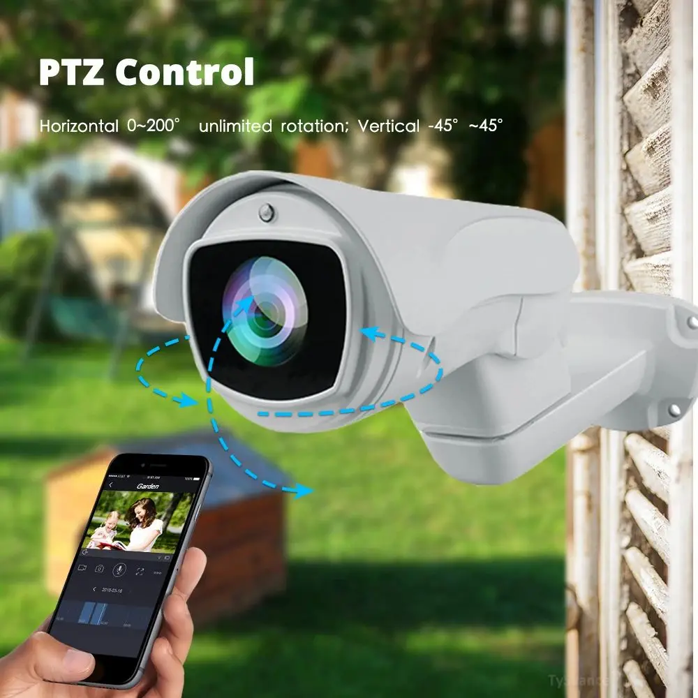 Xmeye 5MP 4X 10X Optical Zoom POE Camera 5MP 10X Optical Zoom PTZ ...