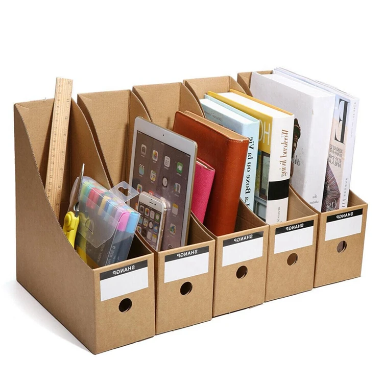 Custom Parts Box Carton Tray Folding File Storage Box Folder Kraft ...