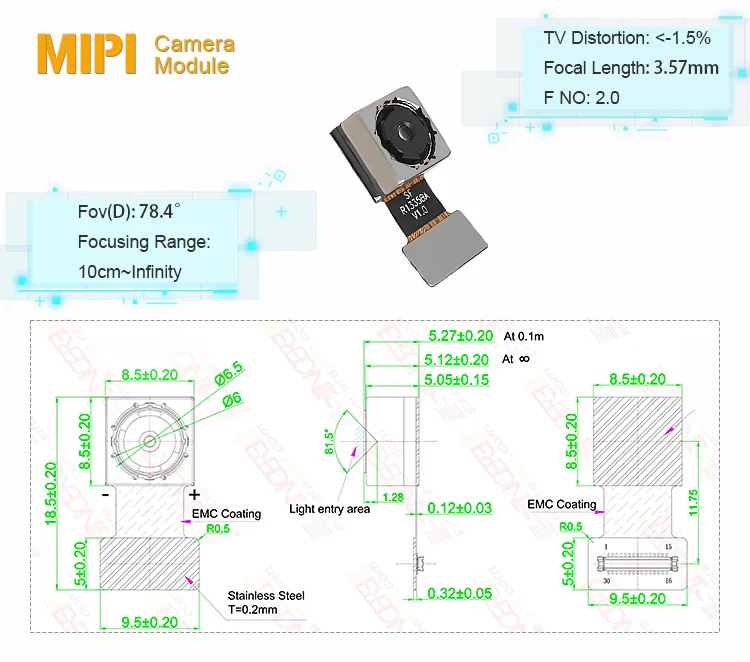 13MP CMOS Camera Module with Auto Focus - Sincere First