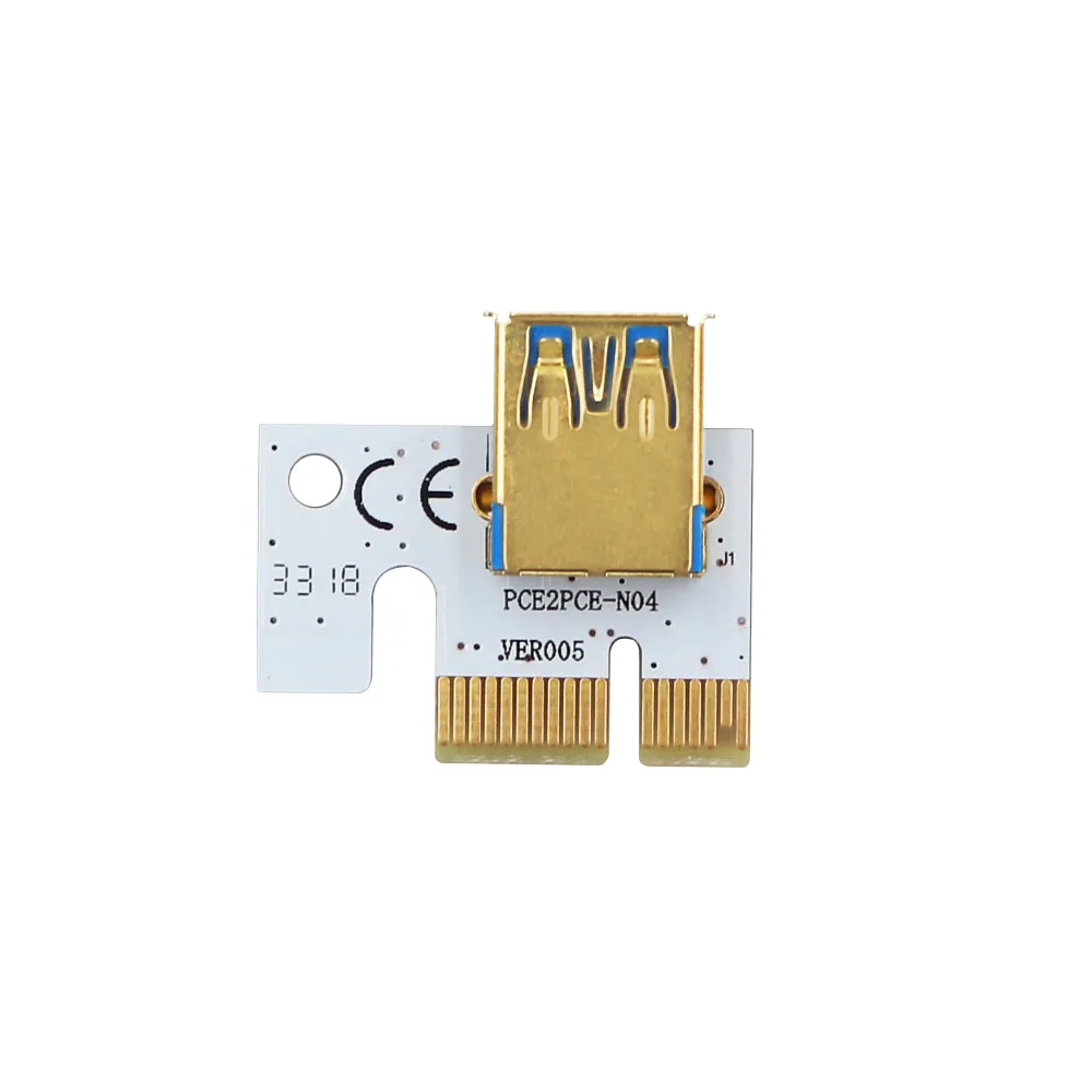 White Pcie Riser VER 010S PLUS Card 009s Ver 010X riser With 8 ...