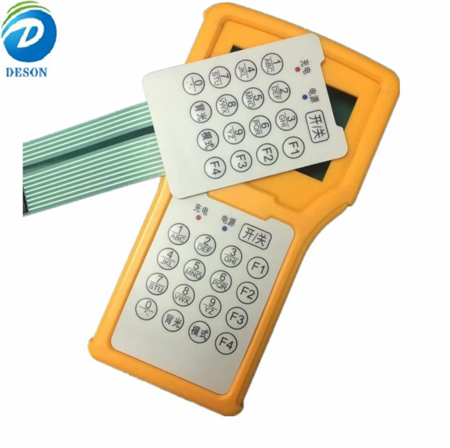 Deson Graphic Overlay Keypad Aminate Overlay Paper Led Back Light ...