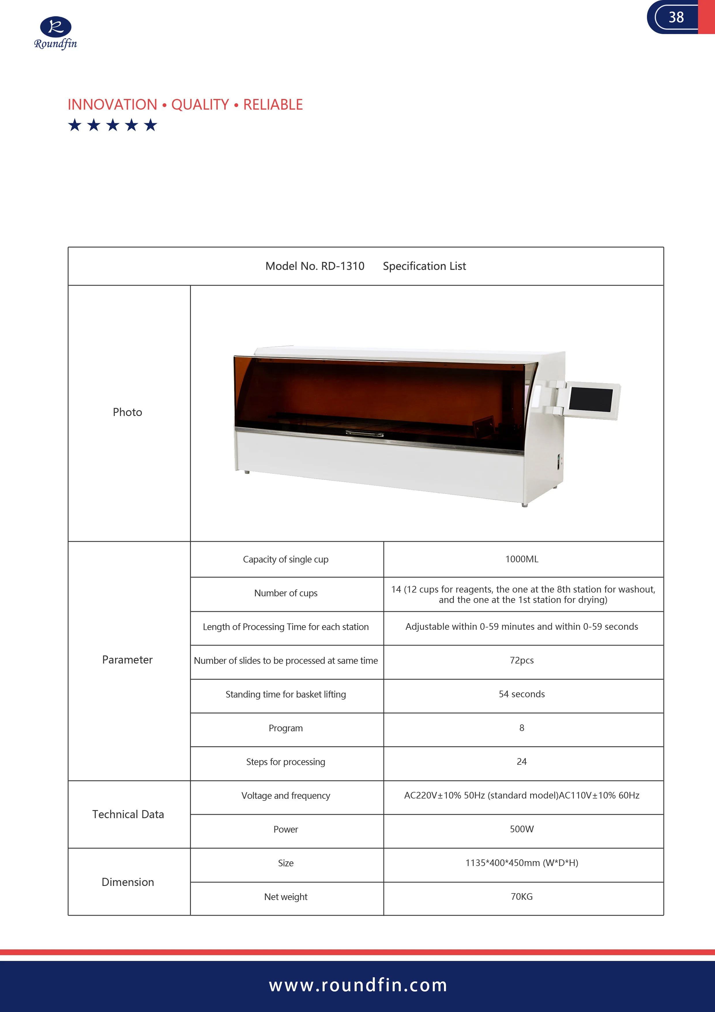 Histological Staining Fully Automated Tissue Slide Stainer Dyeing ...