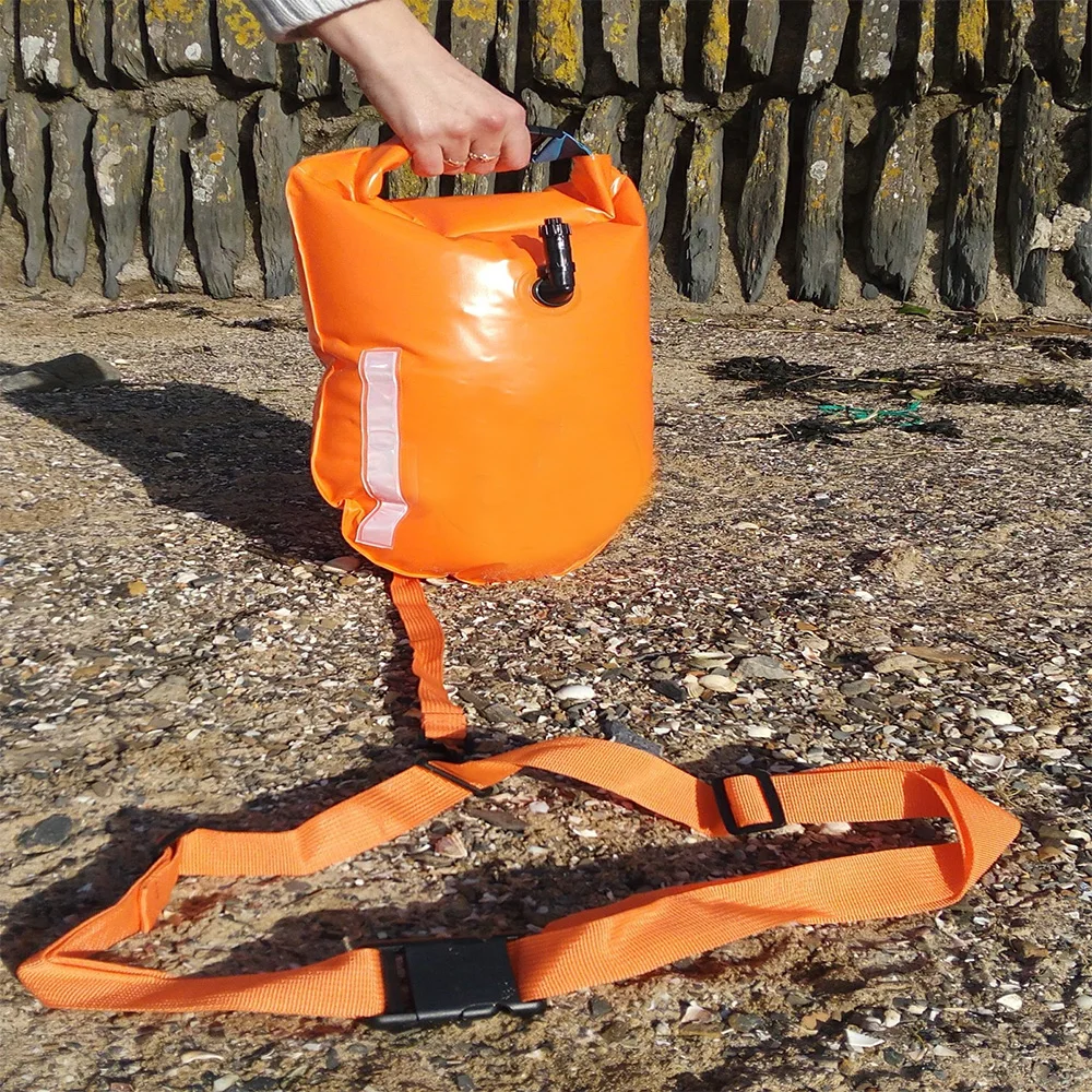 15l Roll Top Inflatable Tow Float Dry Bag Waterproof Lightweight For ...