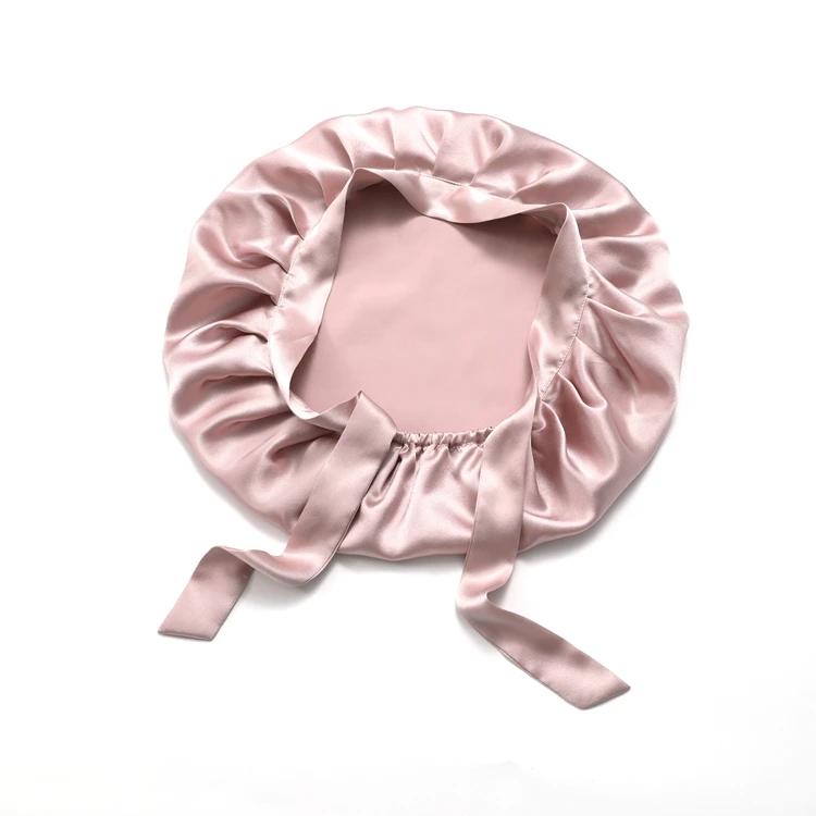 100% Pure Mulberry Silk Bonnets and Pillow Case Set for Women