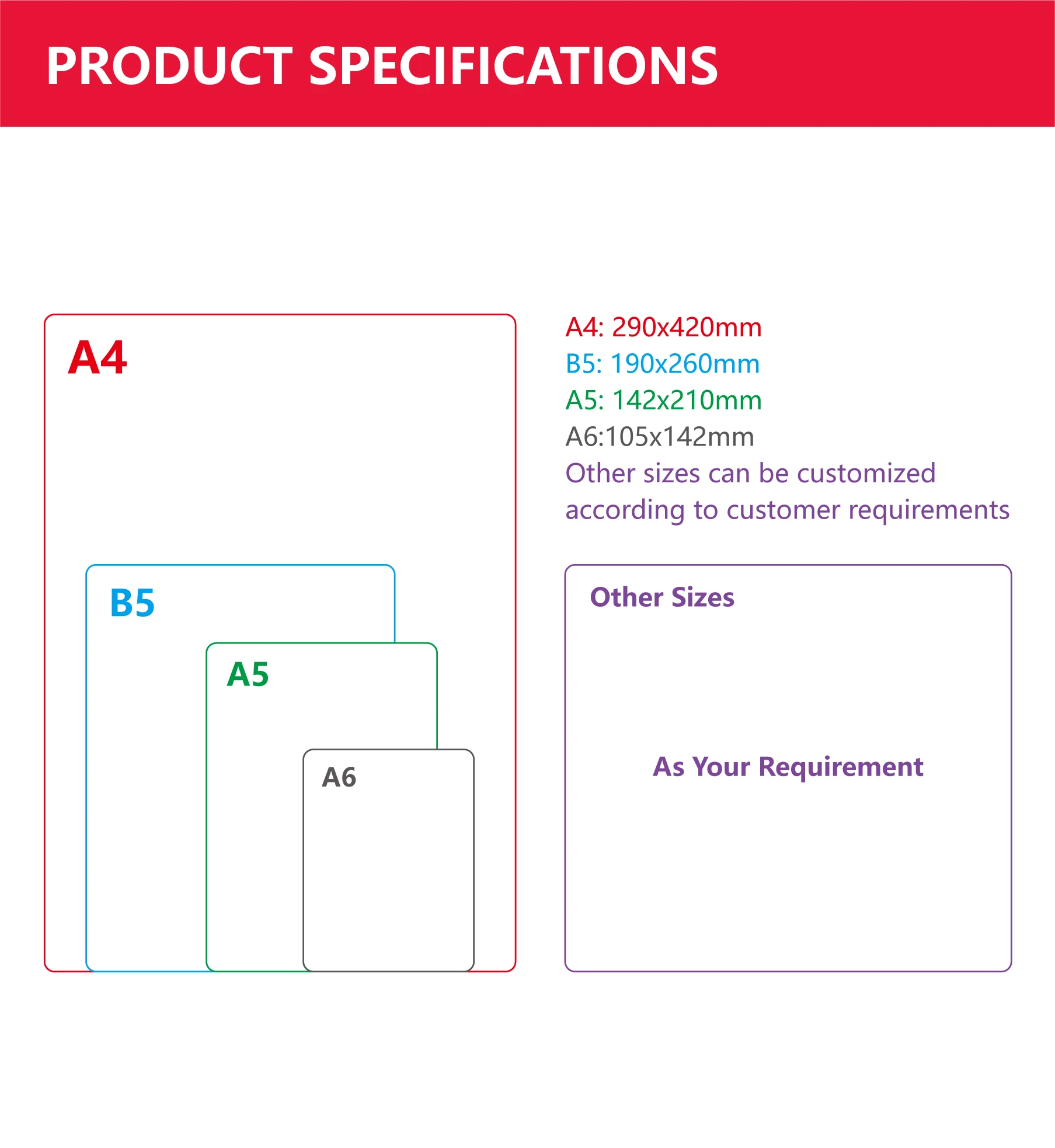 Custom Kraft Paper Saddle Stitching Binding School Student Exercise ...