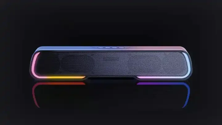 Large Volume Subwoofer RGB Light Bt5.0 10W Speaker Multi-Function Cool ...