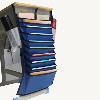 Heavy Duty Student File Desk Pocket Book Hanging Bag Storage Organizer ...
