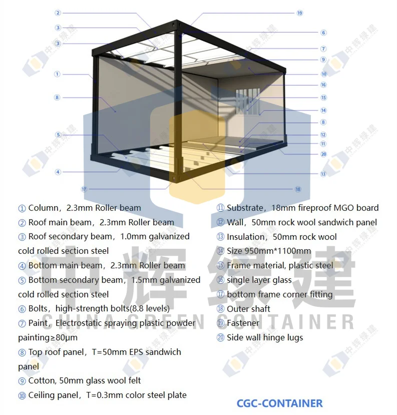 CGCH Folding Container Houses - Quick, Eco-Friendly Install