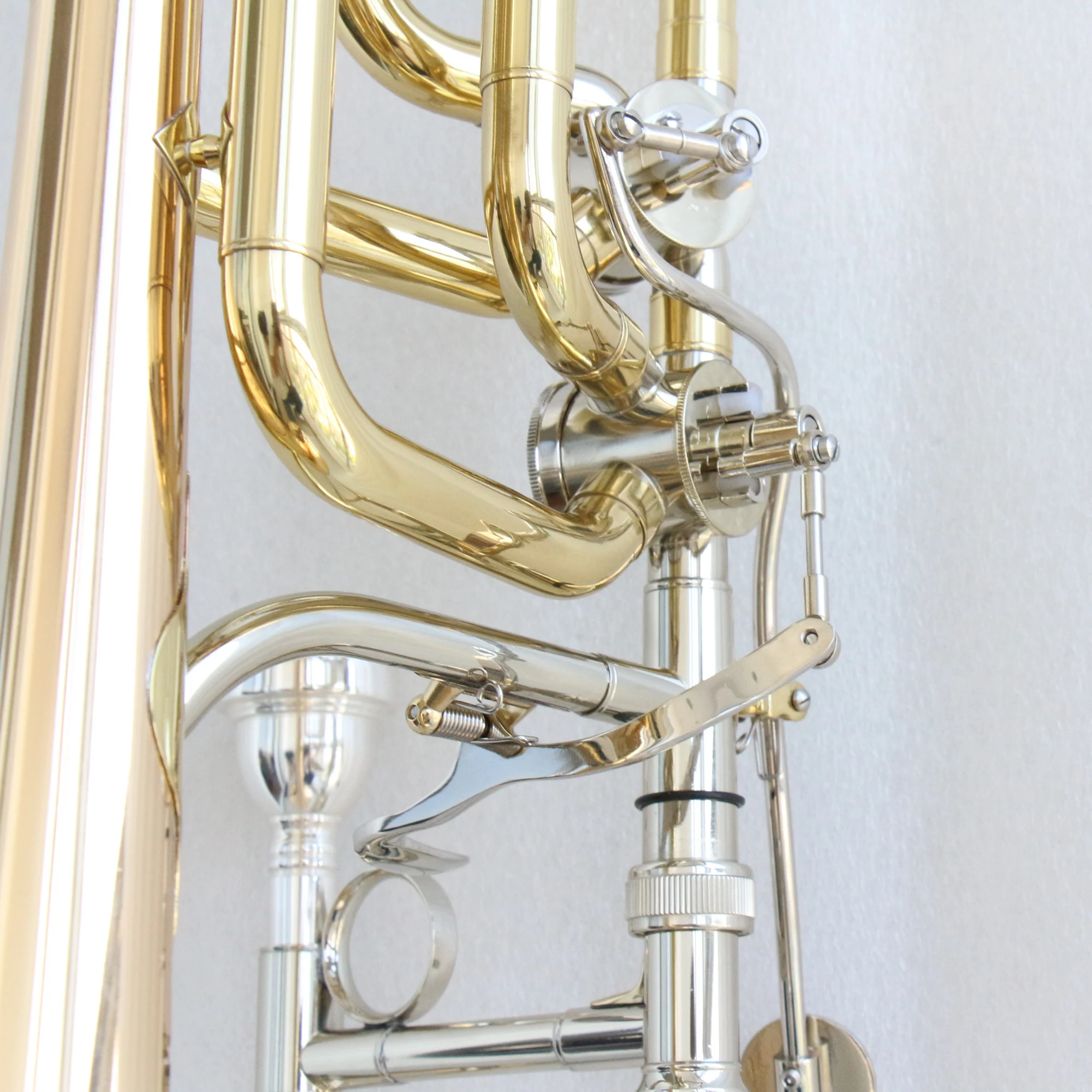 Professional Brass Instruments Cheap Price Trombone Gold Lacquer Bass ...