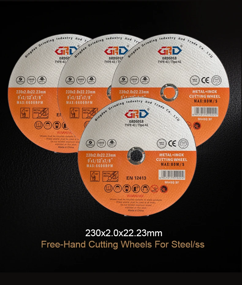 Cutting Disc 9 Inch 230mm Cutting Disc Round Metal Abrasives Car Polish ...