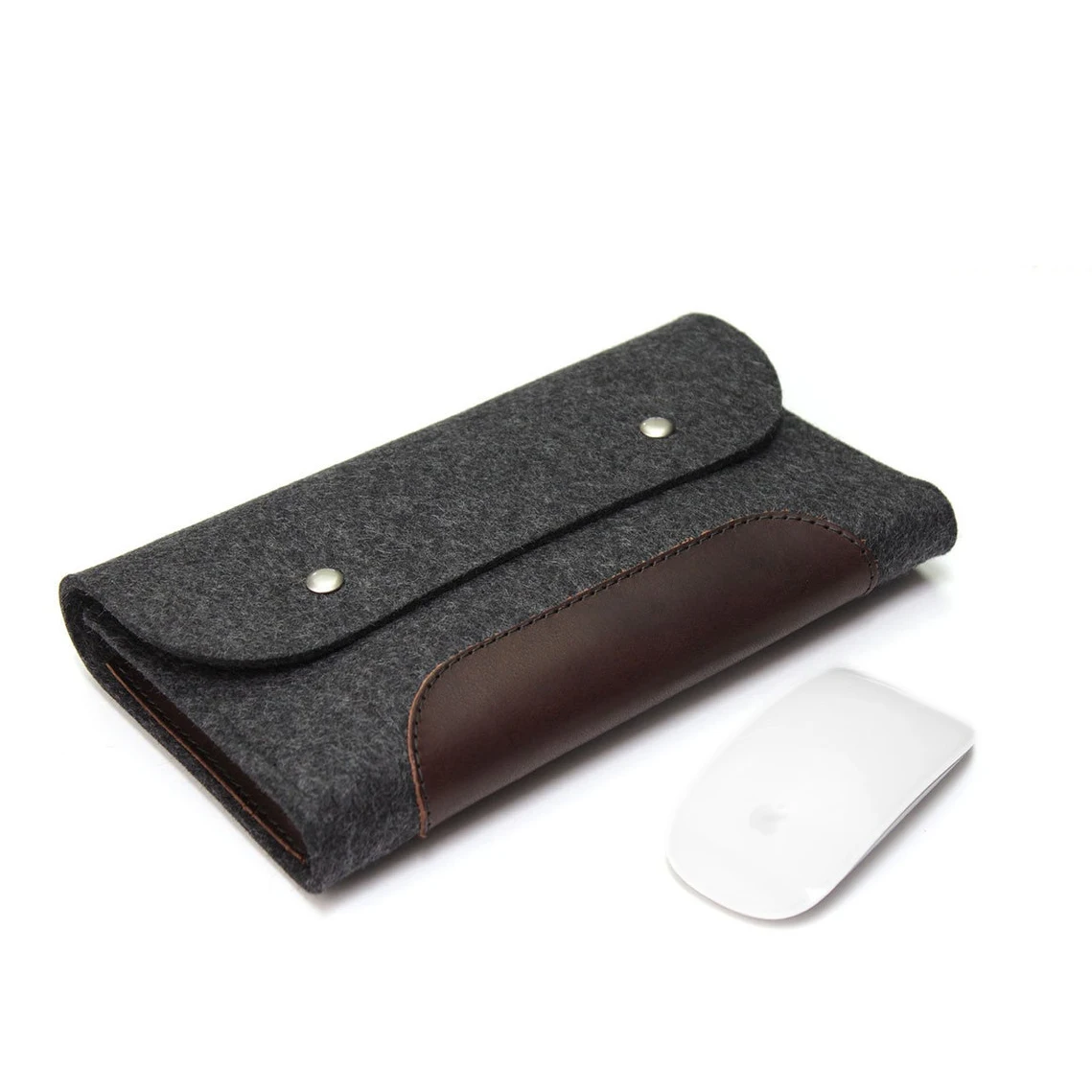 Merino Wool Felt Cable Organizer Felt Cable Bag Felt Storage Pouch Bag ...