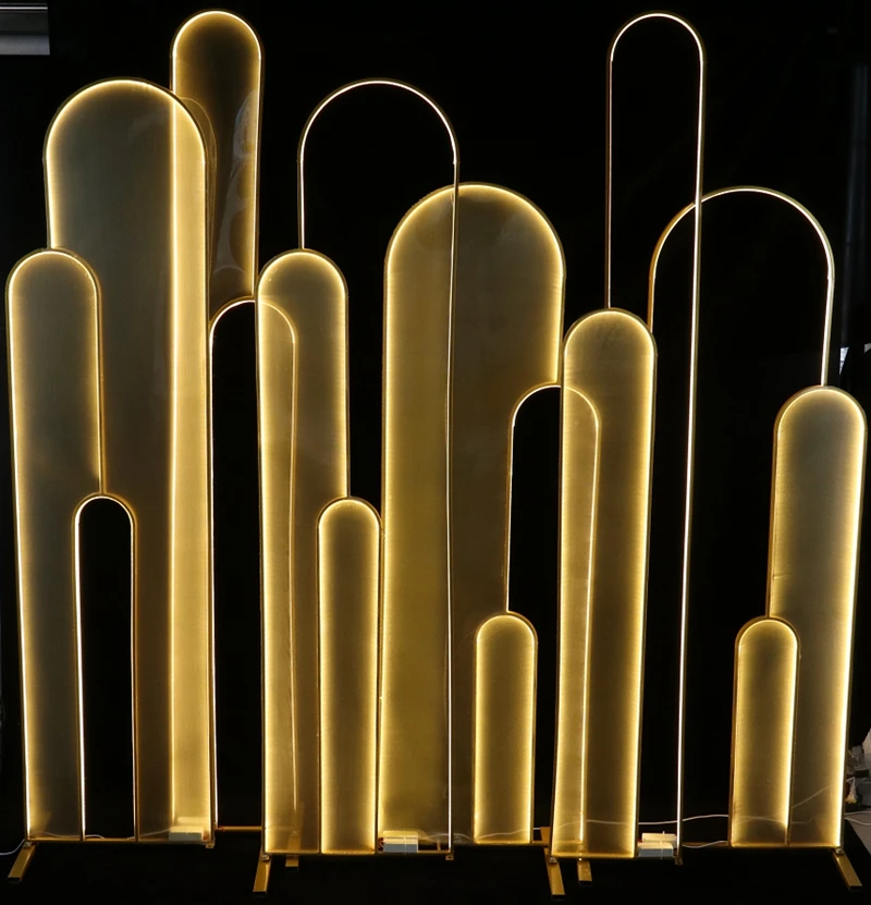 Oem Unique Design Wedding Stage Led Light Backdrop White Light Stripe ...