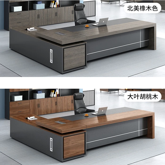 Luxury L Shape Office Reception Desk Modern Furniture Office Table Desk ...