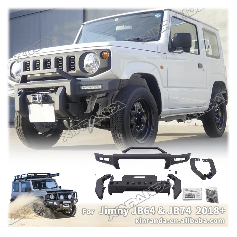 Jimny JB74 Accessories Big Promotion Hot Sale Front Bumper for Suzuki Jimny 2019 JB74W JB64W ...