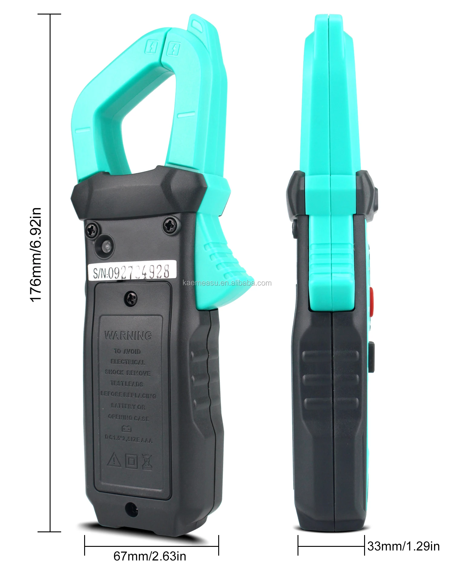 21c Mini Clamp Meter Electric Multimeter Ncv 1000v Multimeter Digital ...