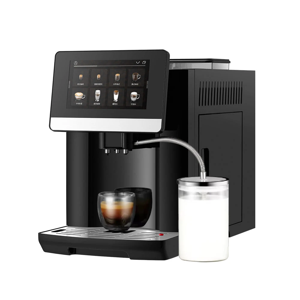 Fully Automatic Commercial S9 Coffee Maker One Touch For Household Hotel Use French Language ...