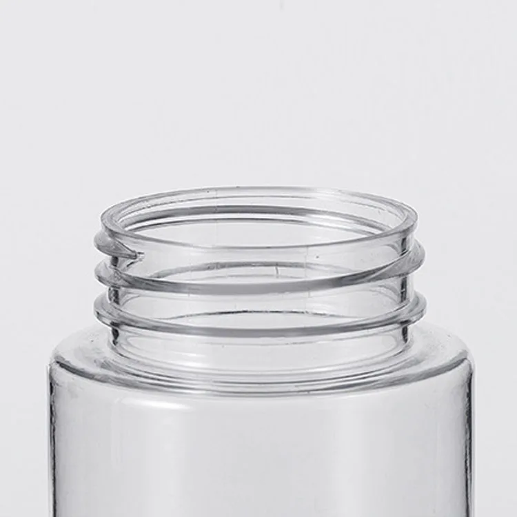 Clear PET Plastic Squeeze Cylinder Honey Bottles for Ketchup & More