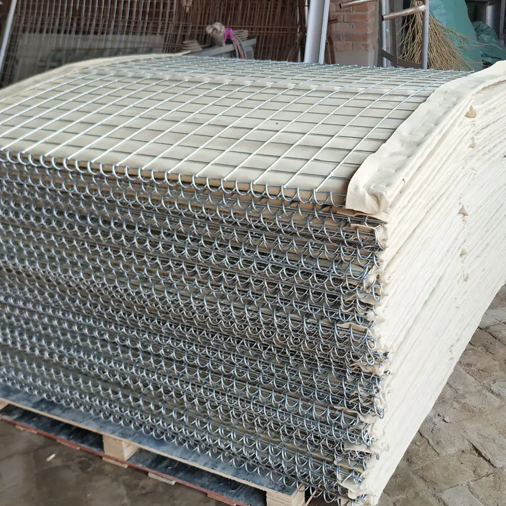 Hole 7.62cm Wire Mesh 5mm Galvanized Welding Sand Filled Defensive ...