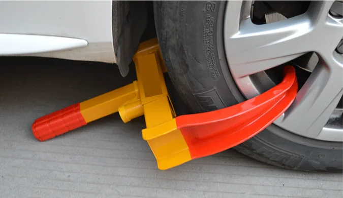 Car Boot Tire Locks Anti-theft Security Trailers Wheel Clamp Lock ...