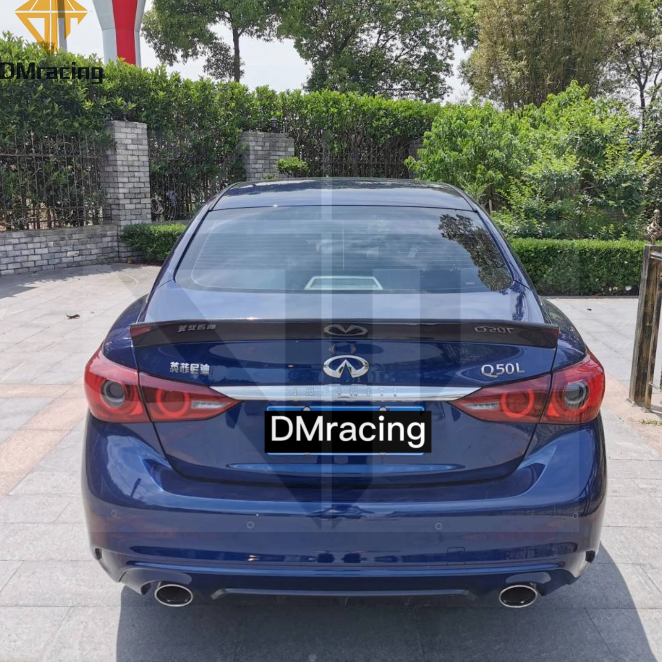 Lb Style Carbon Fiber Rear Spoiler Trunk Spoiler For Infiniti Q50 Q50l 2014-2018 - Buy Lb ...