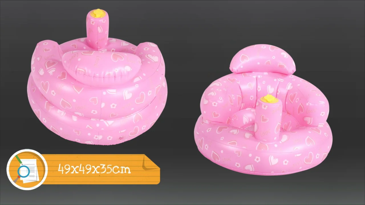 Custom Inflatable Baby Sofa Chair Pink Baby Sofa Seat Kids Cheap ...