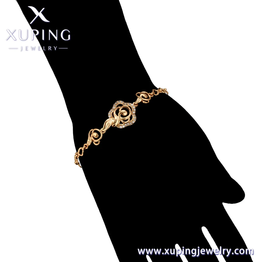 Xuping Jewelry Set - Elegant Gold Plated Flower Designs