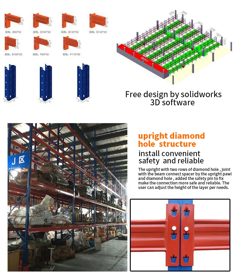 Beam Rack Heavy Duty Stacking Shelves Custom Warehouse Shelves For ...